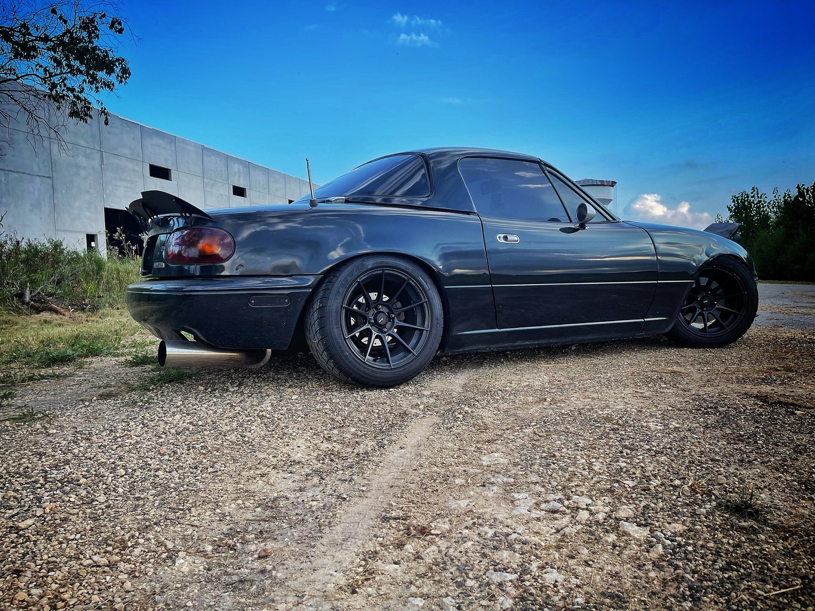 Aggressive Ducktail Spoiler Powder Coated Aluminium Wing for MX-5 Miata ...