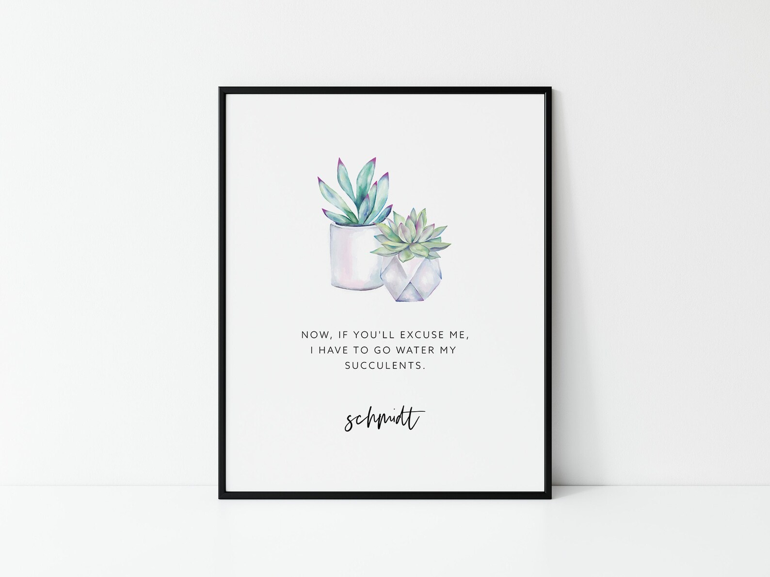 Succulent Quote Printable Wall Art Digital Download - Etsy New Zealand