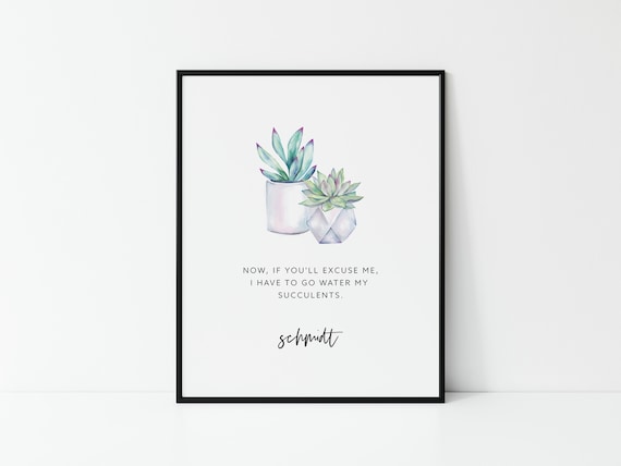Succulent Quote Printable Wall Art Digital Download - Etsy