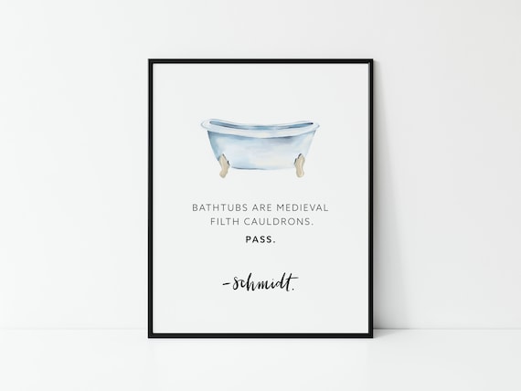 Bathtub Quote Printable Wall Art Digital Download - Etsy