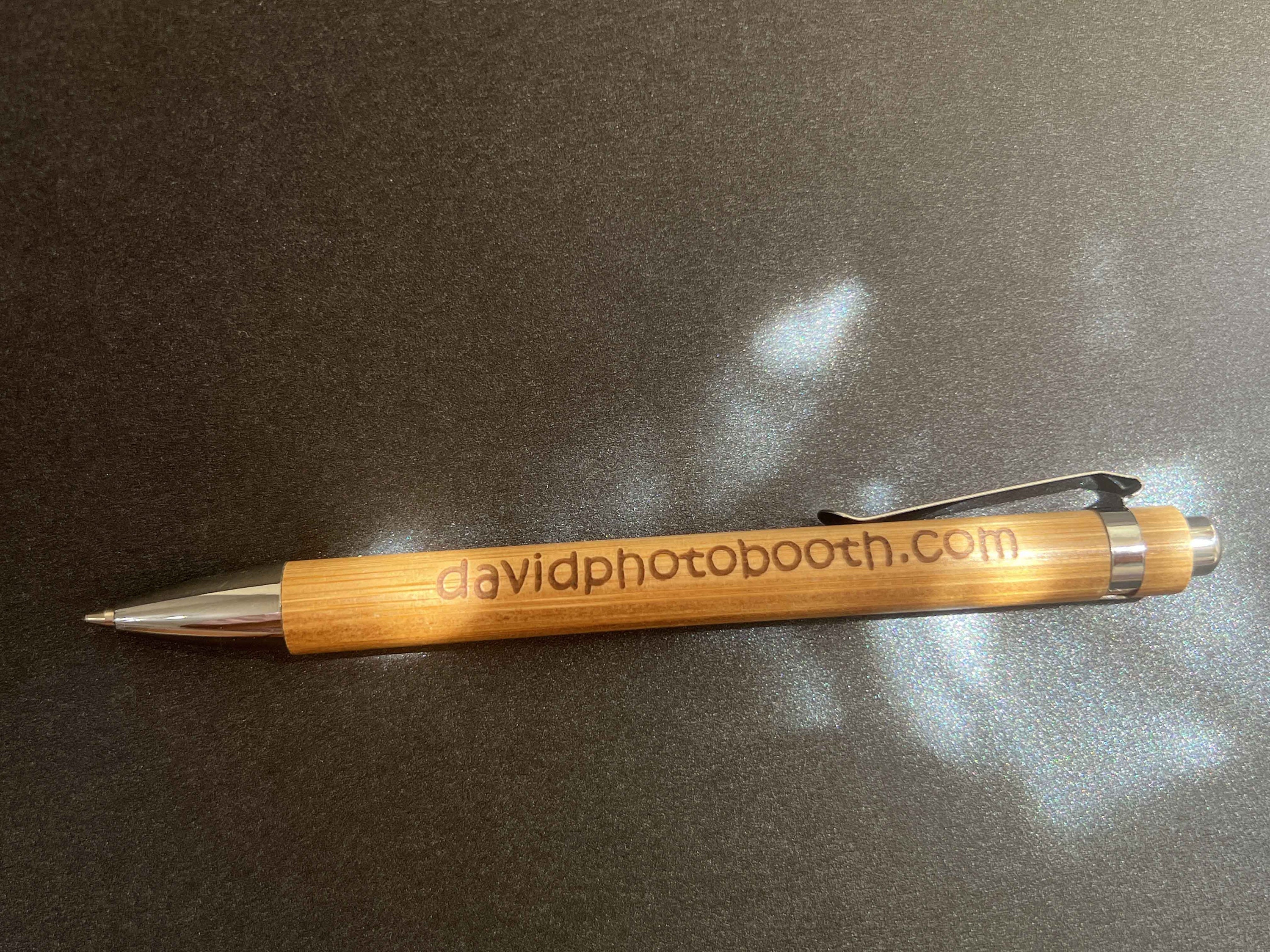 Personalized Ballpoint Pens Bamboo Pens Bulk Engraved - Etsy