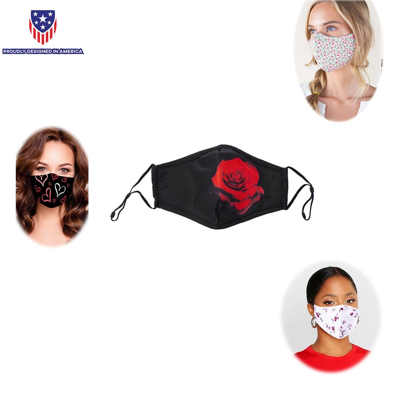 Cloth Face Masks Reusable Washable Adjustable Masks Printed Face ...