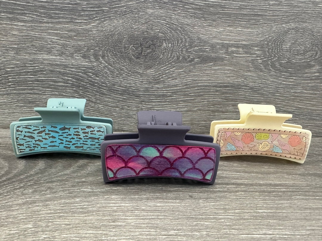 Under the Sea Claw Hair Clips / Ocean Hair Clips / Beach Claw Hair ...