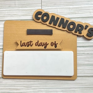 Interchangeable First and Last Day Name Sign / Interchangeable First ...