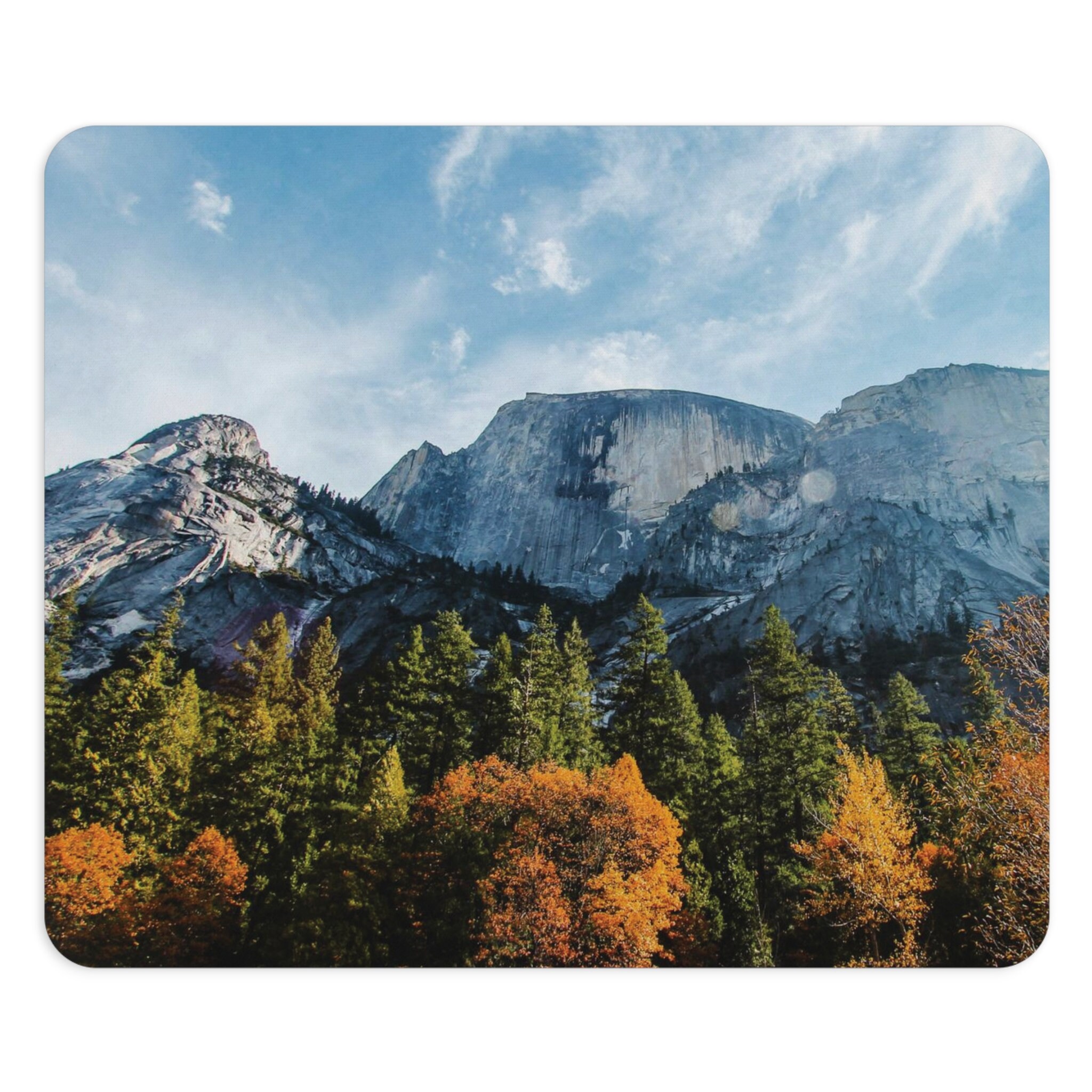 Yosemite National Park Mouse Pad, Earth, Mountain Landscape Desk Mouse Pad, Hiking Gifts ...