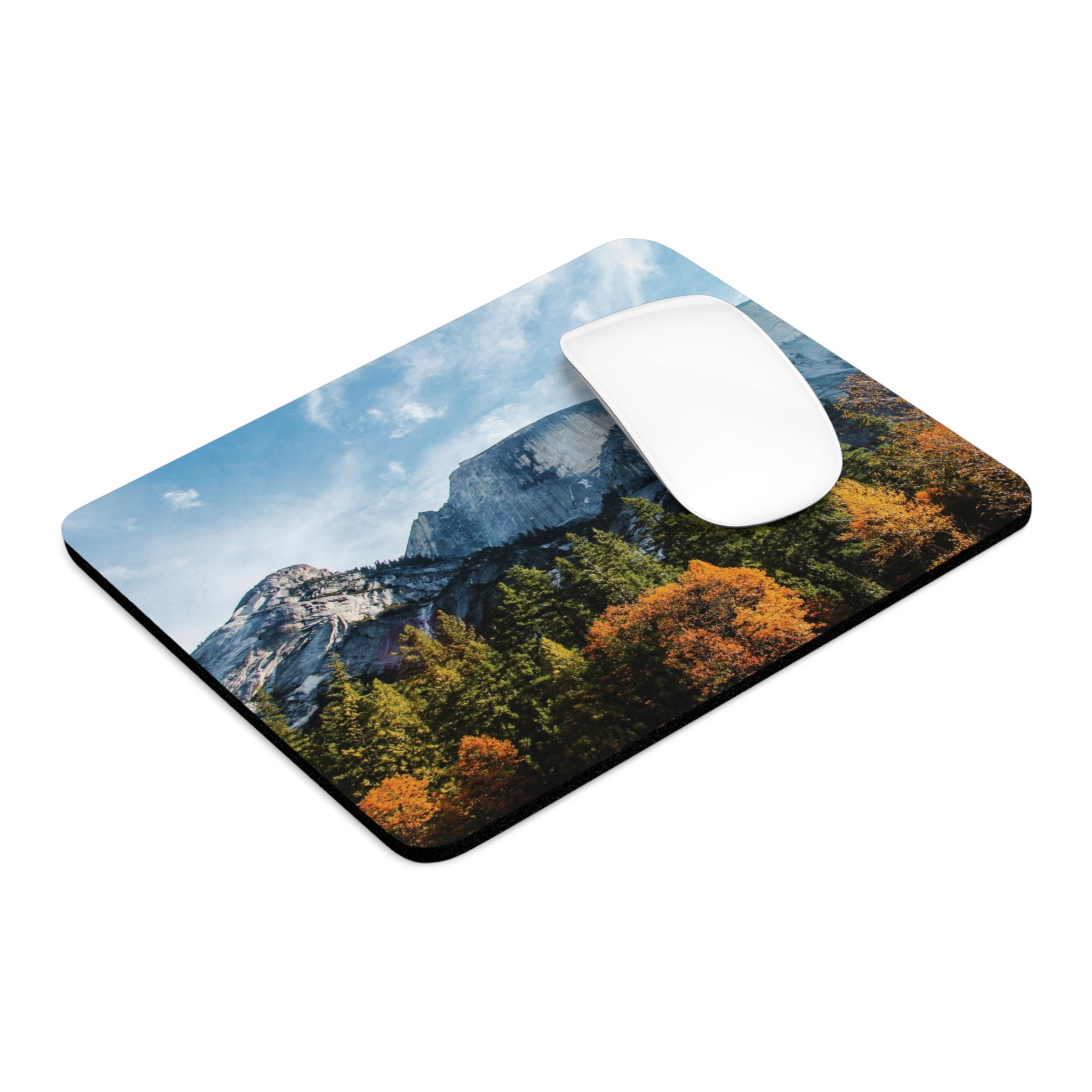 Yosemite National Park Mouse Pad, Earth, Mountain Landscape Desk Mouse Pad, Hiking Gifts ...
