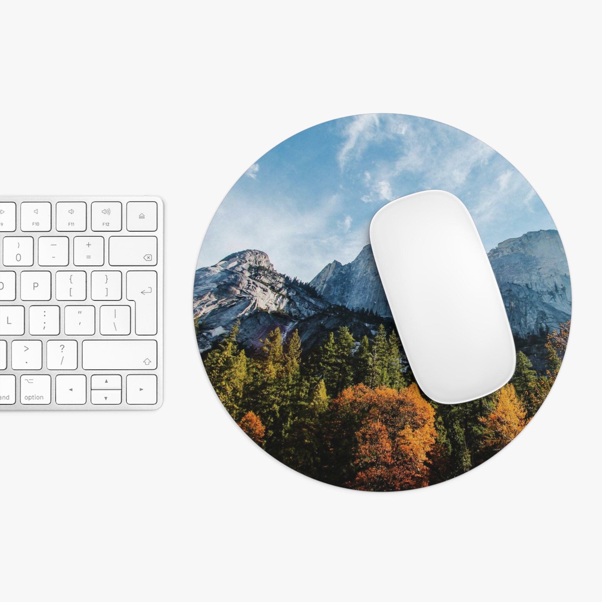 Yosemite National Park Mouse Pad, Earth, Mountain Landscape Desk Mouse Pad, Hiking Gifts ...