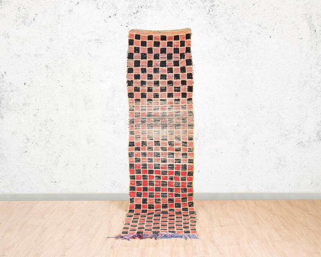 Long Vintage Runner 8.4ft X 2.4ft-colorful OLD Runner-bed Room Runner ...