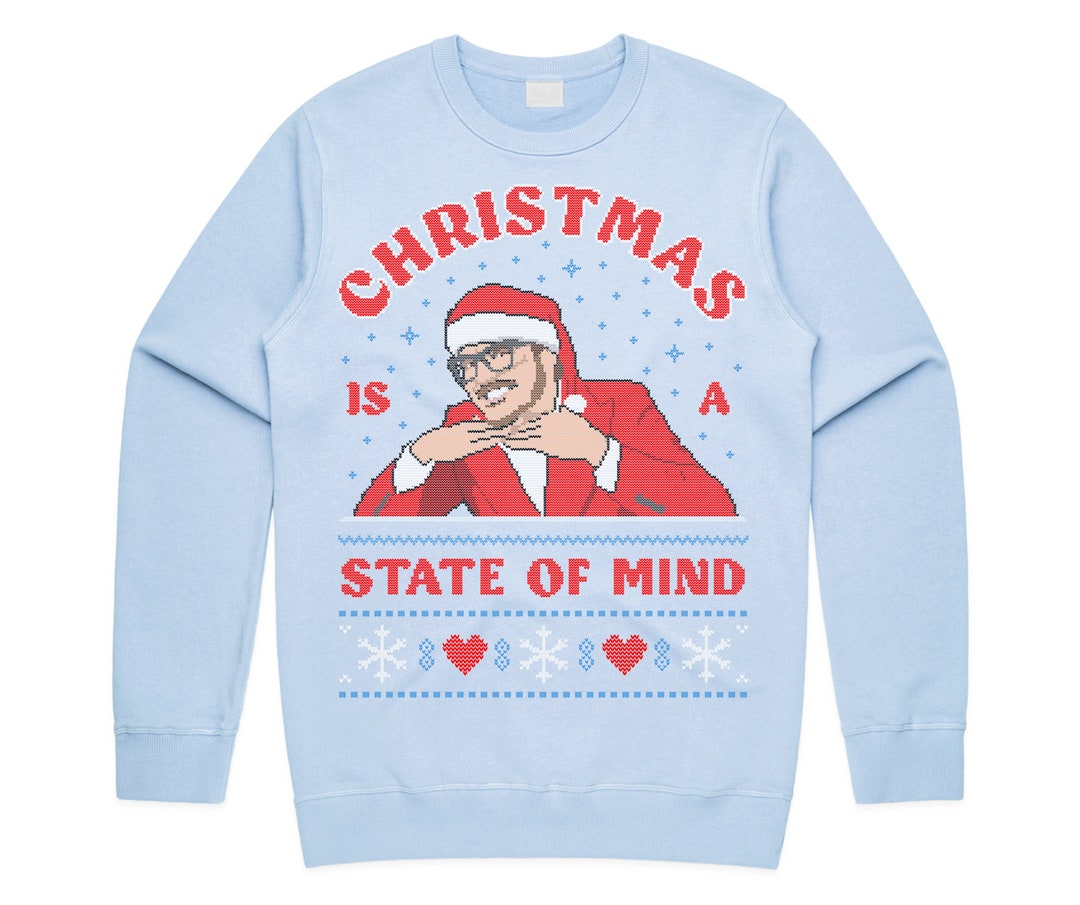 Christmas is A State of Mind Pedro Pascal Xmas Jumper Sweater ...