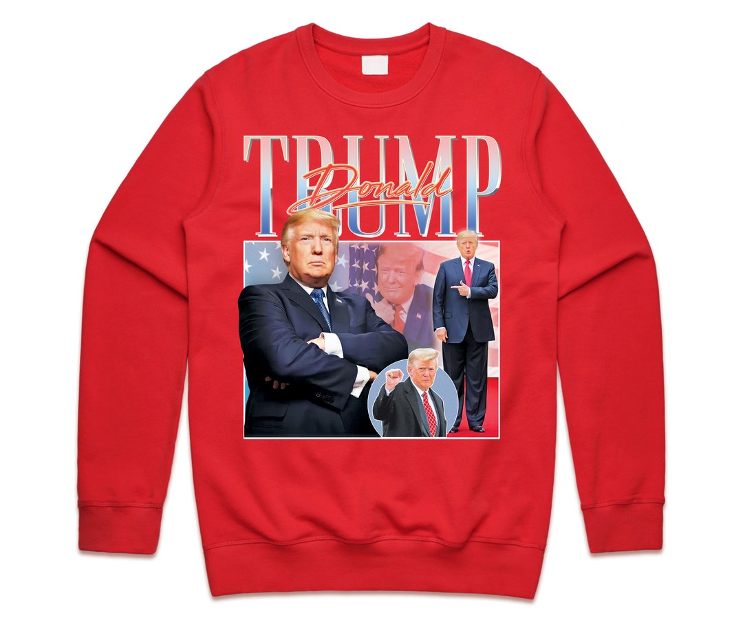 Donald Trump Homage Jumper Sweater Sweatshirt US President Icon 2024 ...