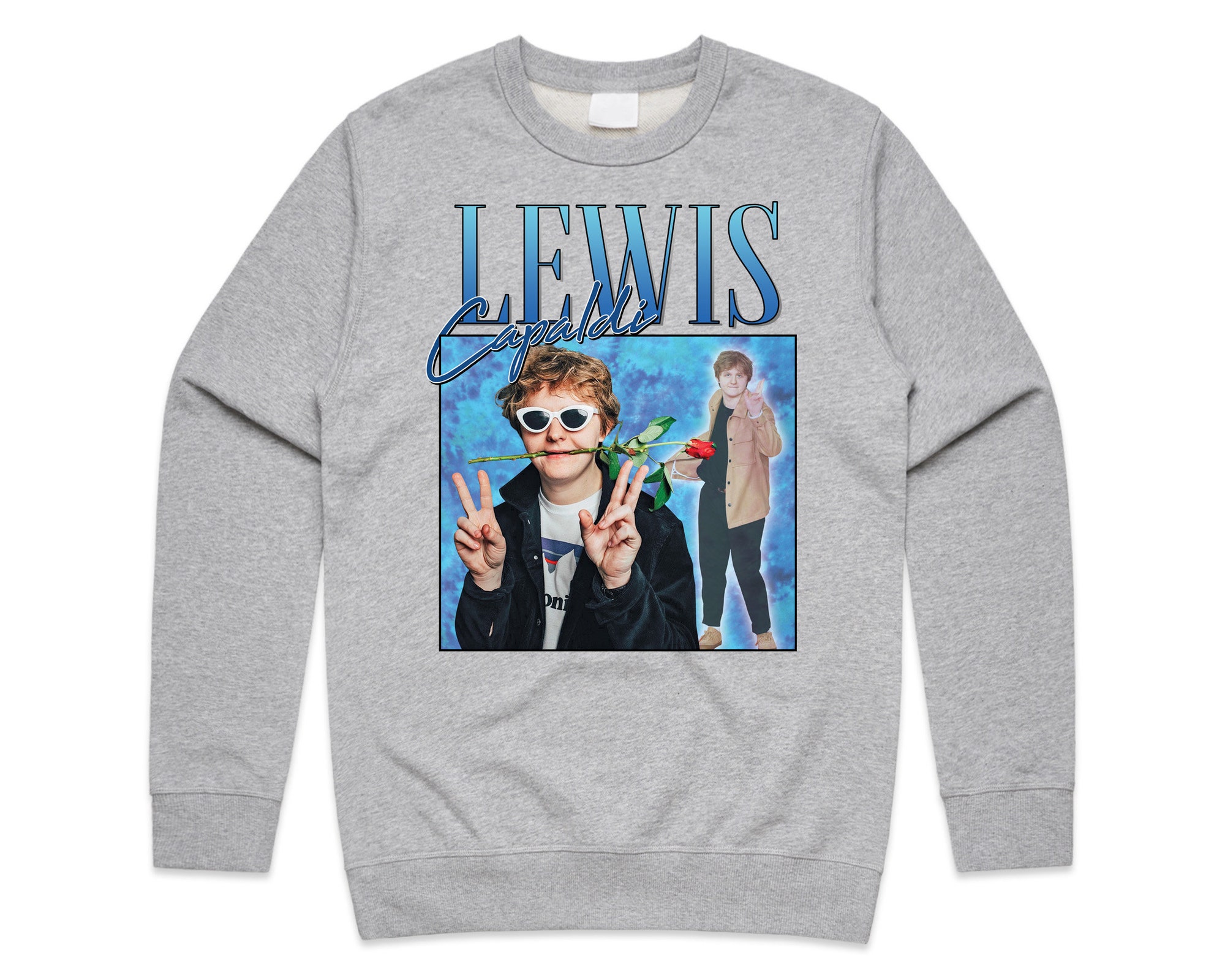 Lewis Capaldi Homage Meme Scottish Icon Retro 90's Vintage Funny