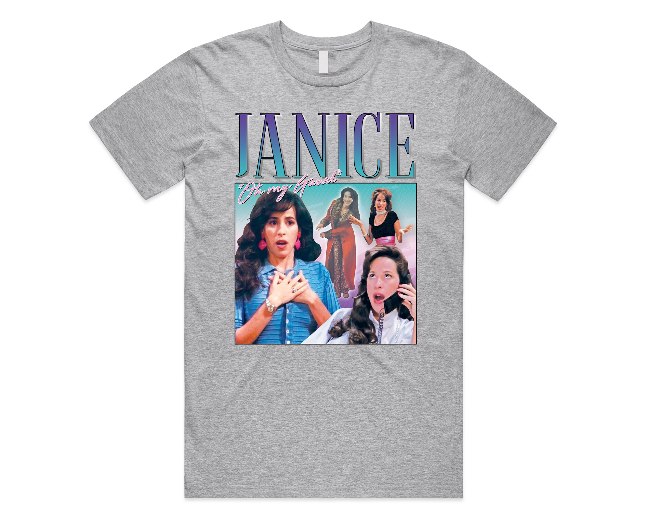 Janice Homage T-shirt Tee Top Friends Funny Gift Chandler Bing TV Show ...