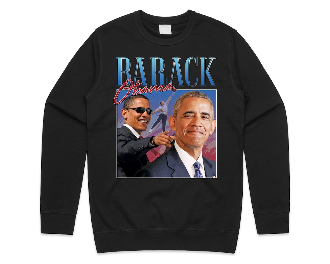 Barack Obama Homage Jumper Sweater Sweatshirt Funny US President Icon ...