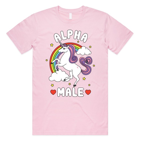 Alpha Male Unicorn T - Etsy