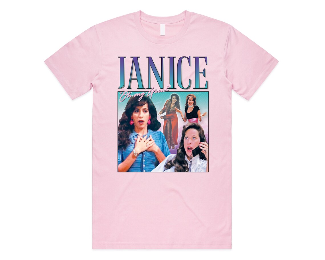Janice Homage T-shirt Tee Top Friends Funny Gift Chandler Bing TV Show ...