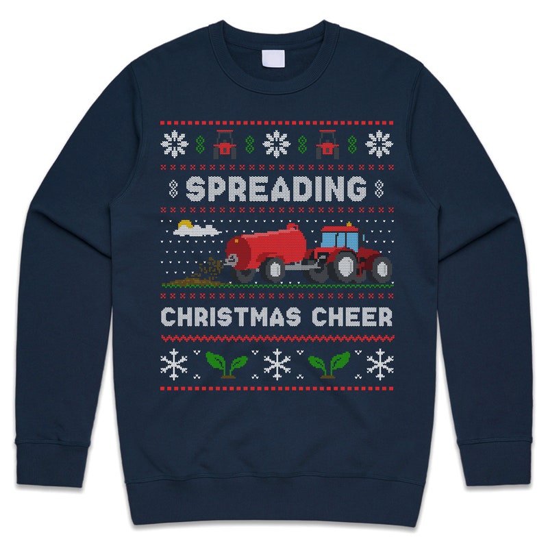 Kids Tractor Xmas Jumpers - Etsy