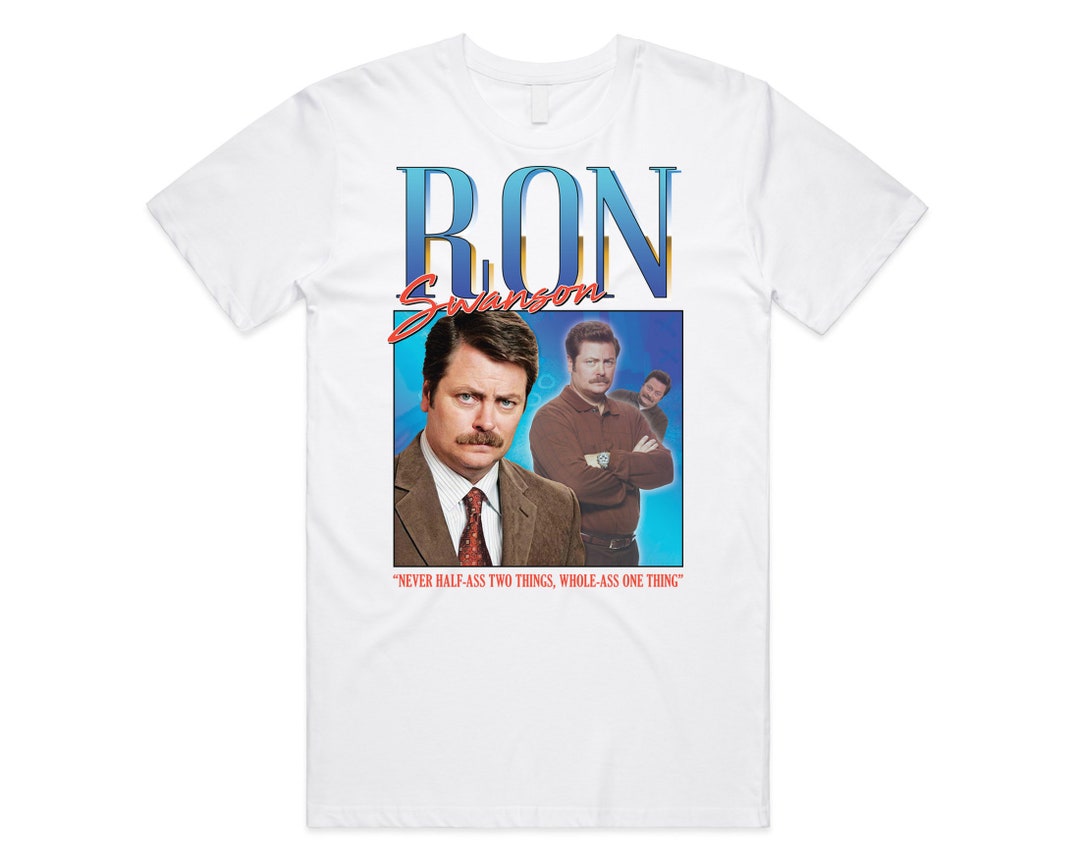 Ron Swanson Homage T-shirt Tee Top Parks & Rec Funny Retro 90's Gift - Etsy