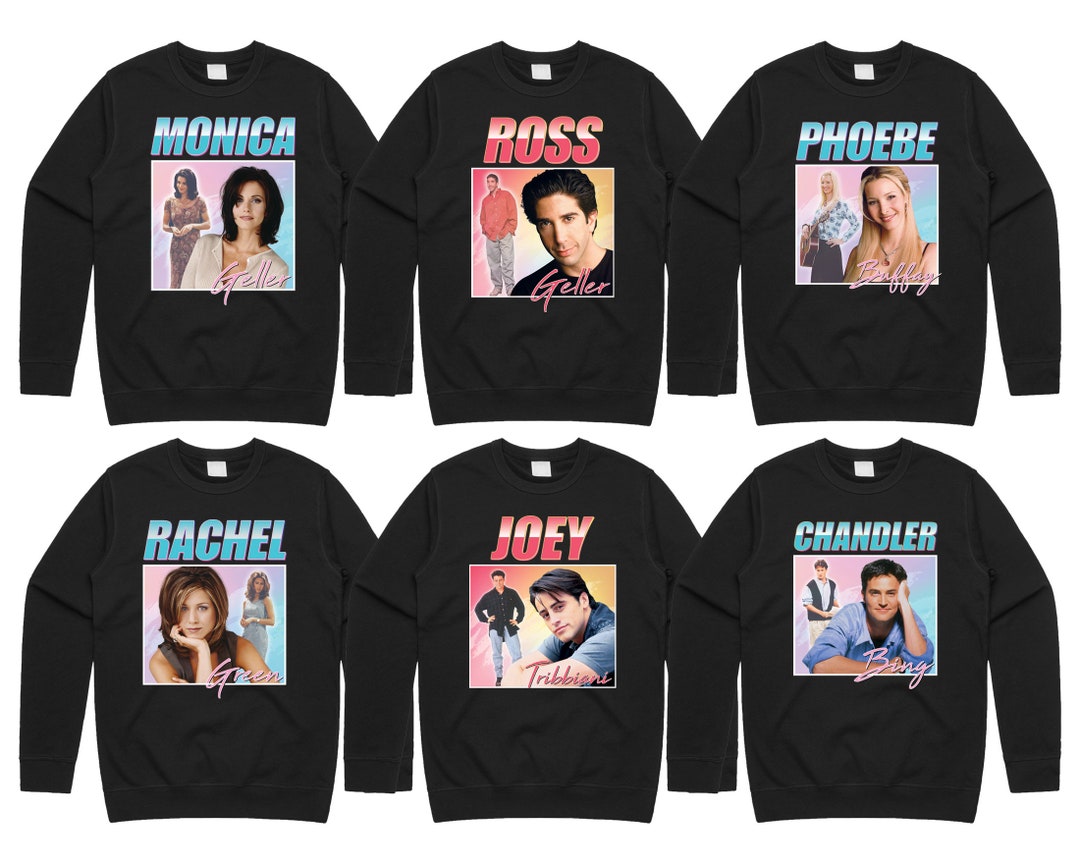 Friends Homage Jumper Sweater Sweatshirt Rachel Green Monica Geller ...