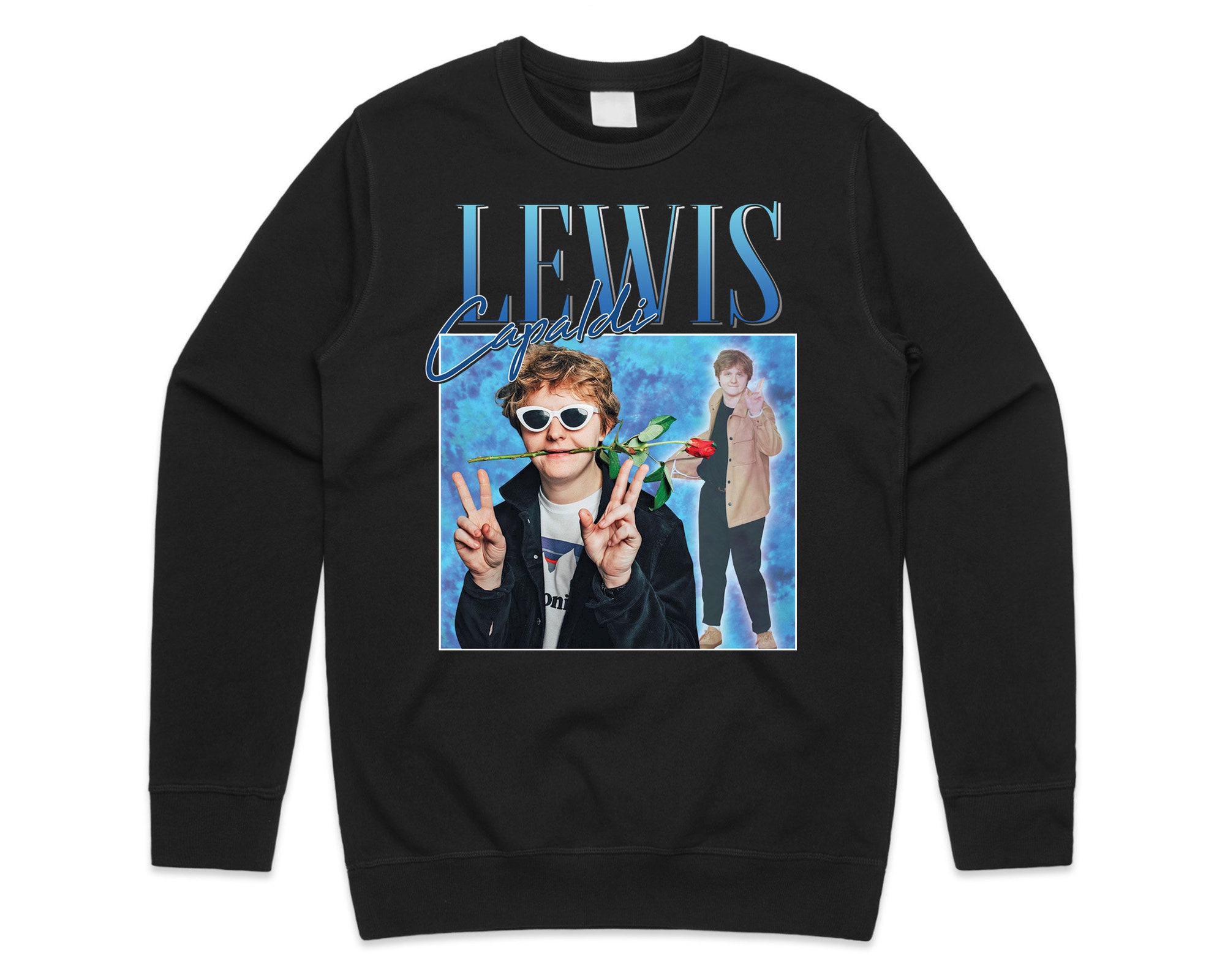 Lewis Capaldi Homage Meme Scottish Icon Retro 90's Vintage Funny
