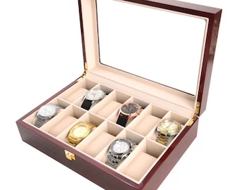 Locking Watch Box - Etsy