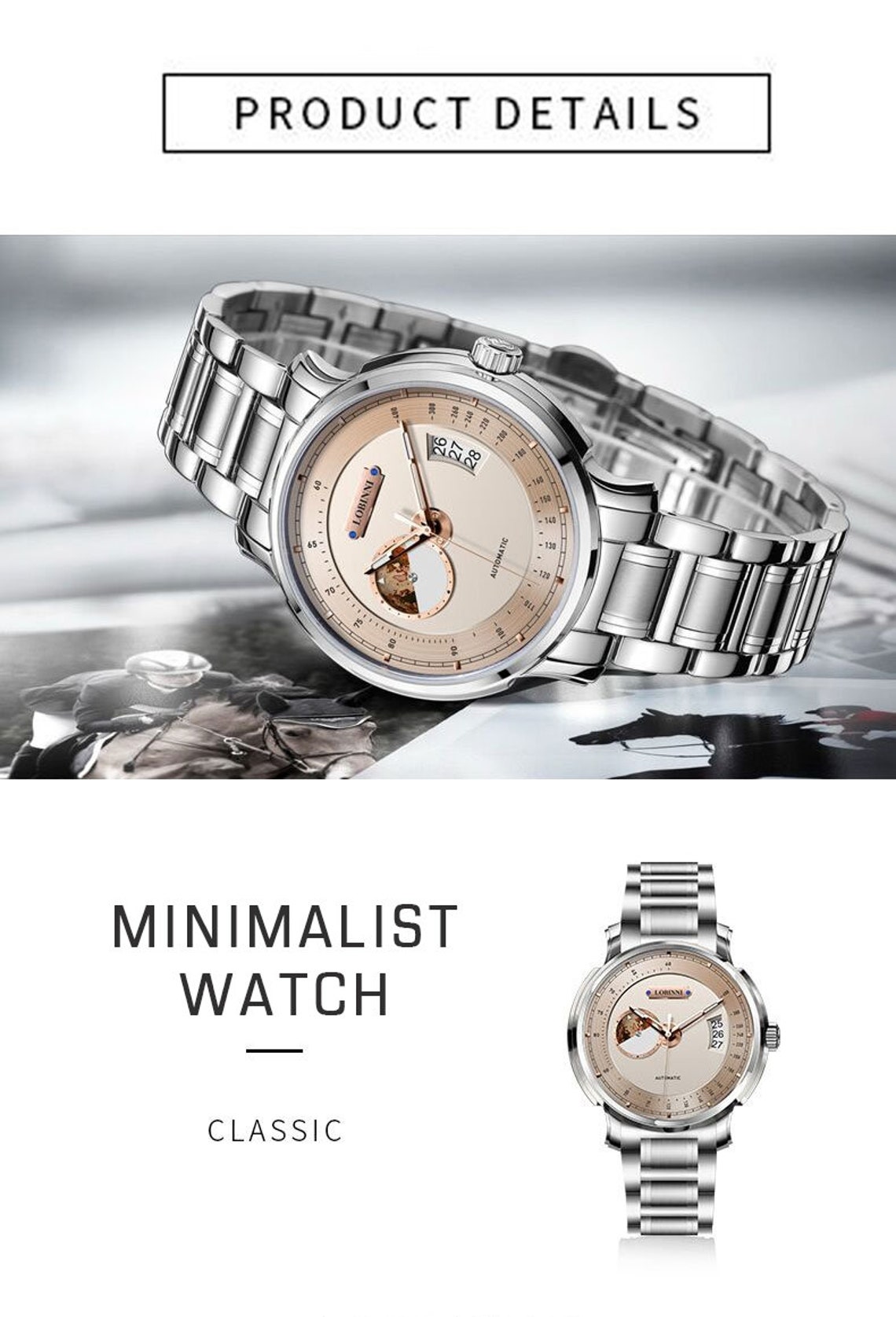 Custom Engraved Personalized Wrist Watch Men's Luxury - Etsy