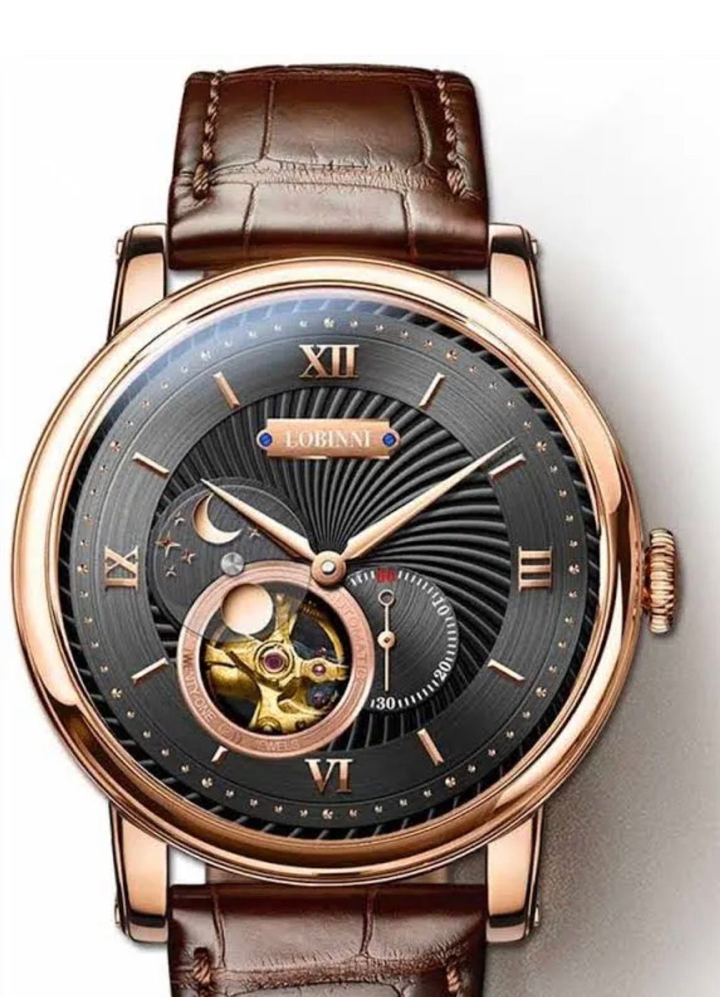 Custom Engraved Personalized Wrist Watch, Men's Luxury Watch, Lobinni ...