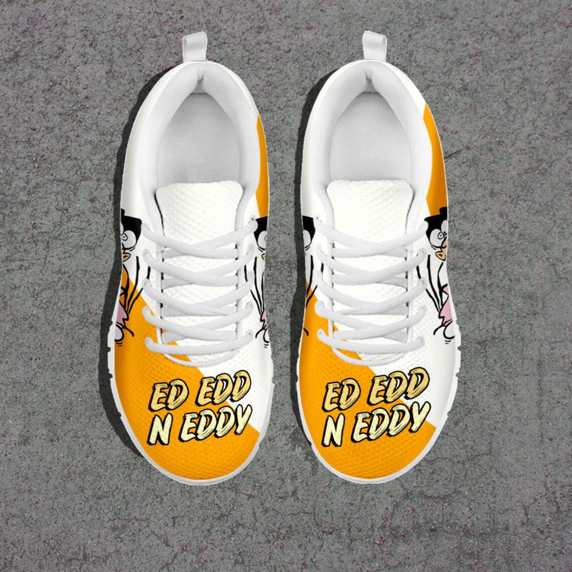Ed Edd N Eddy Custom Sneaker Ed Edd Eddy Shoes Cartoon Etsy