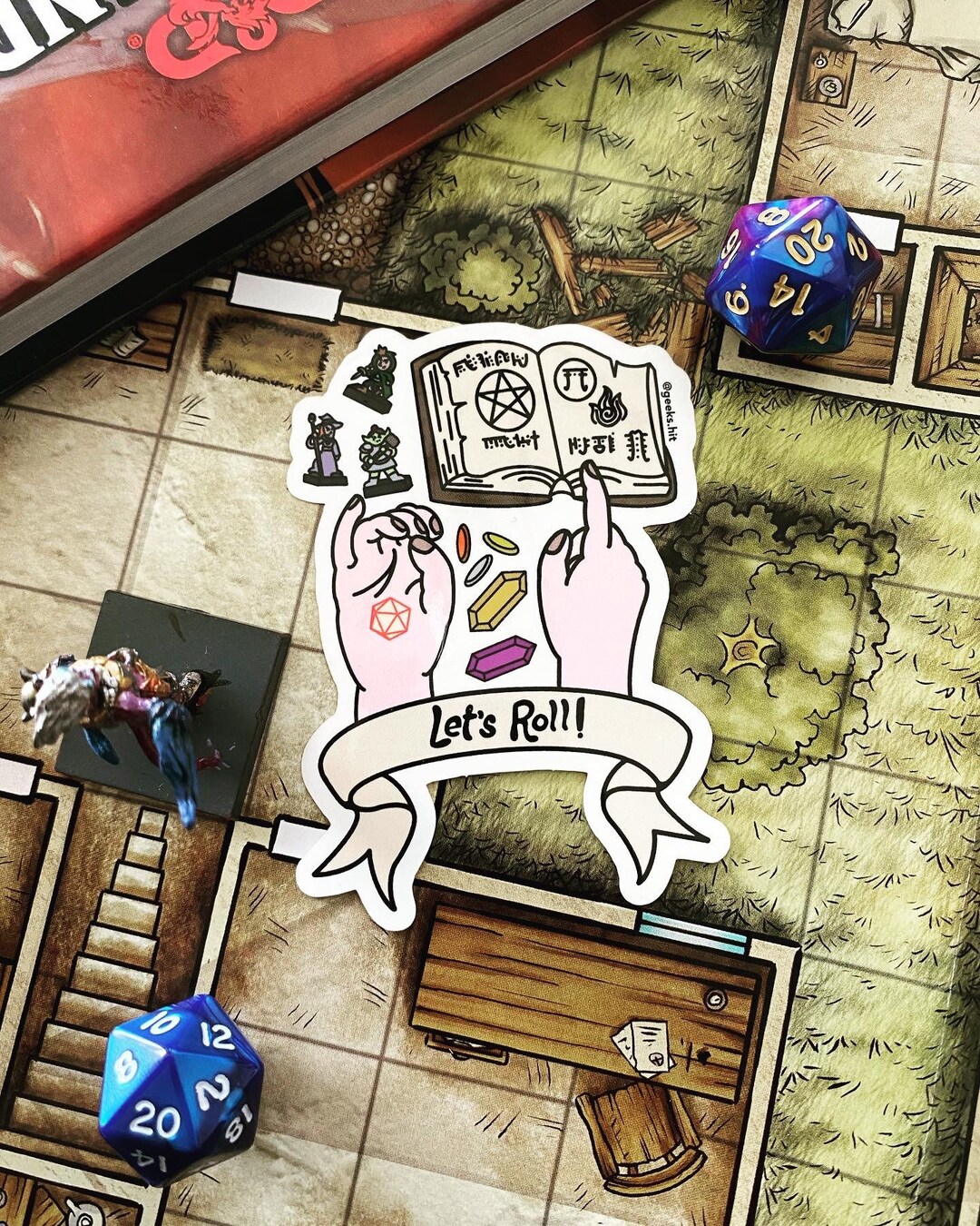 Lets Roll D&D Campaign Dungeon Master. - Etsy