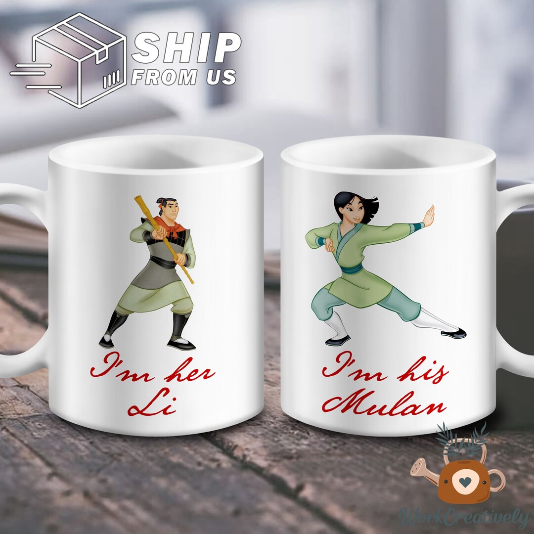 Mulan and Shang Couple Mug Set Couple Mug Valentine Gifts - Etsy