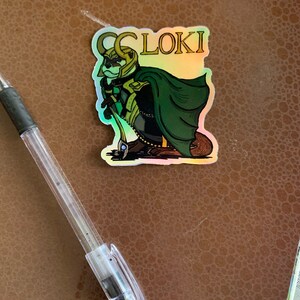 Marvel's Loki Laufeyson Otter Sticker - Etsy
