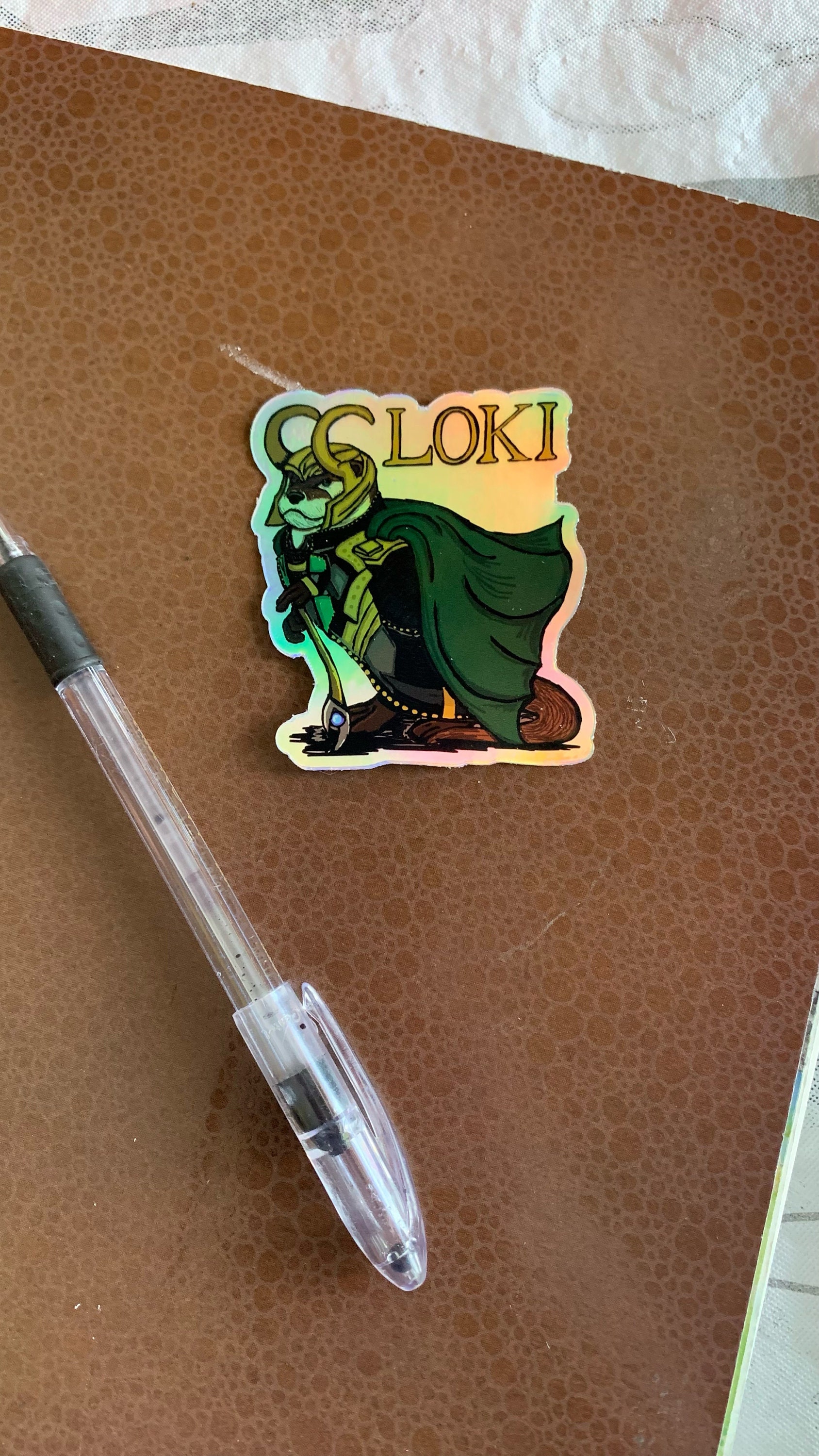 Marvel's Loki Laufeyson Otter Sticker - Etsy