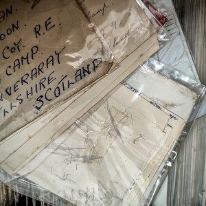 Vintage Handwritten British Postage Letters Second World War, Ww2era ...