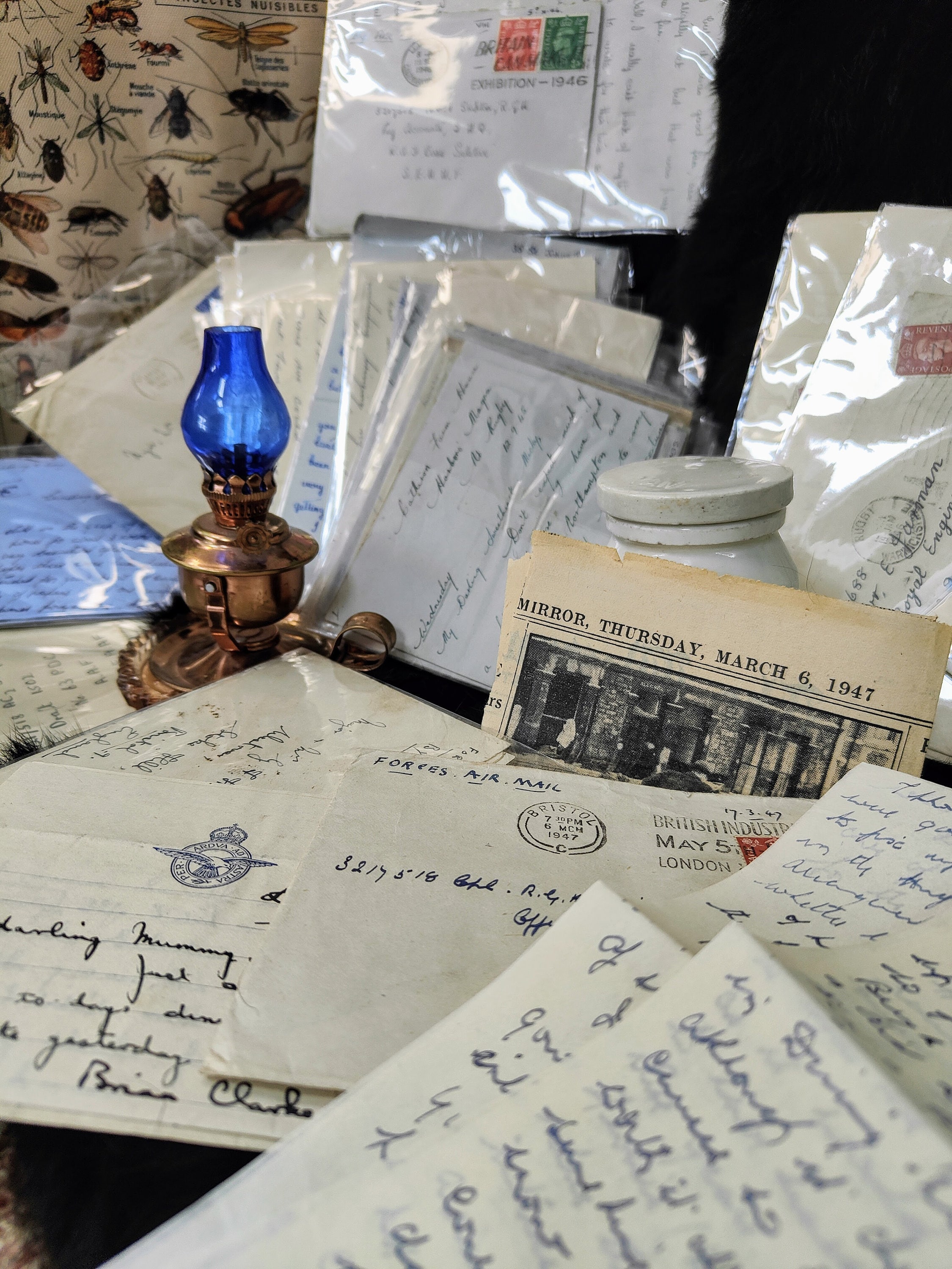 Vintage Handwritten British Postage Letters Pre/post Second - Etsy