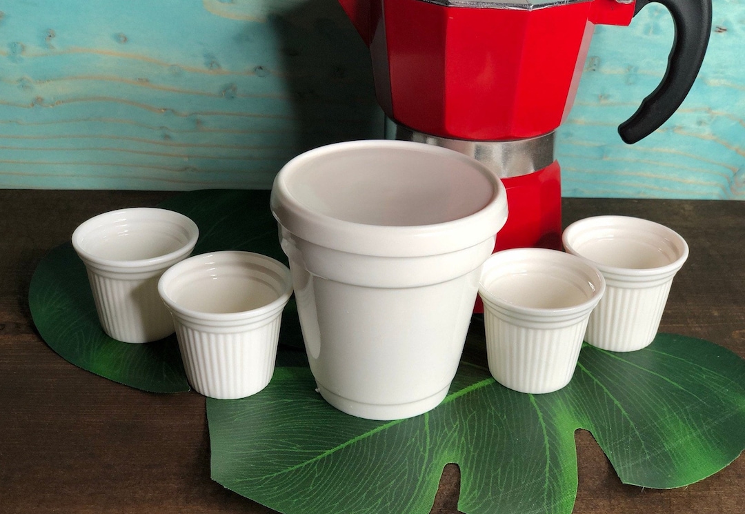 Ceramic Colada Set 6 Pieces | Cafecito Set | Host Gift | Housewarming ...