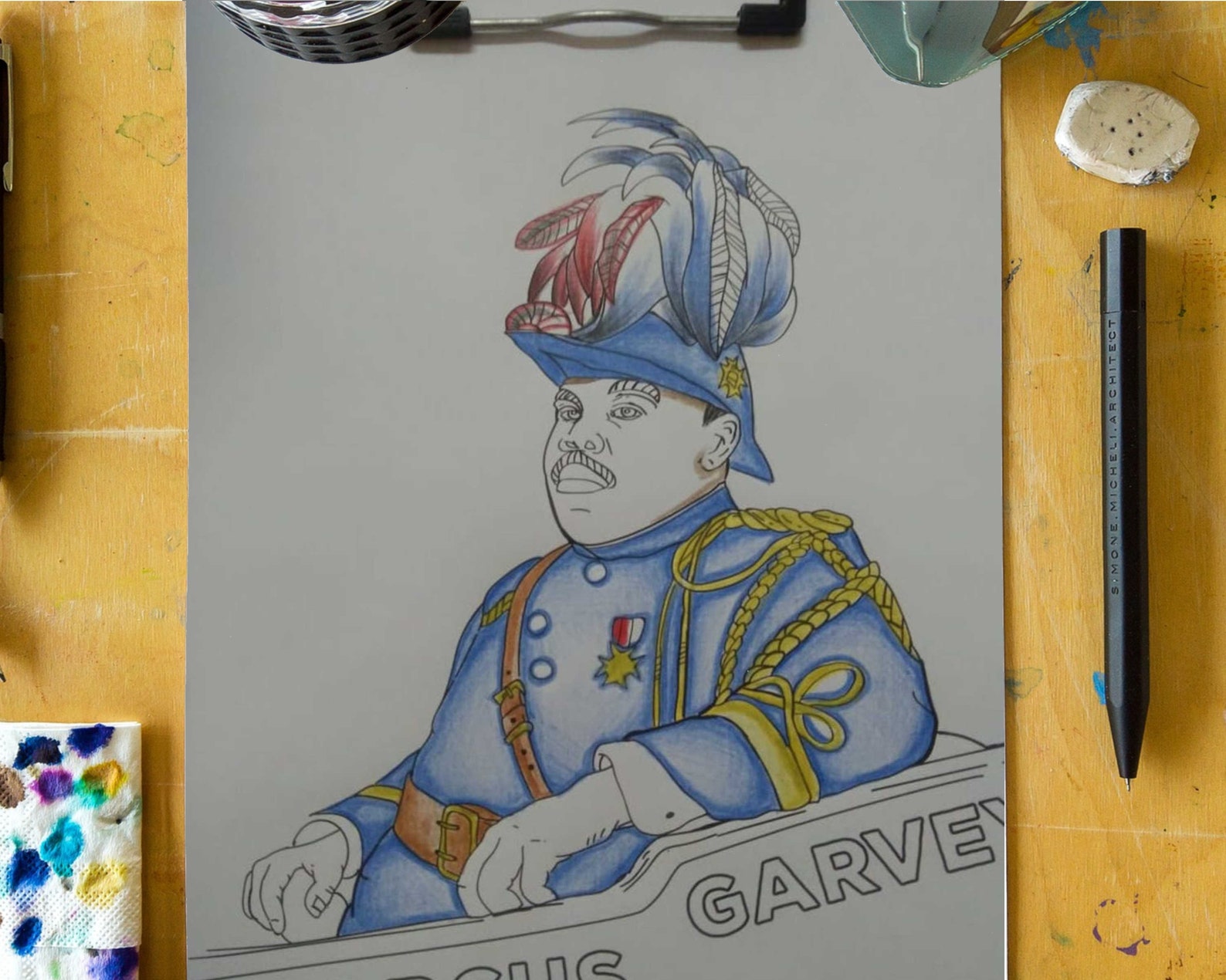 Marcus Garvey Coloring Page Printable Colouring Page Adult - Etsy UK