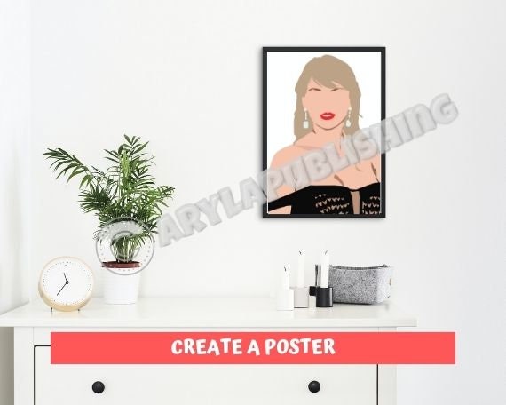 Taylor Inspired Printable Files Art - SVG PNG Clipart Create Your Own ...