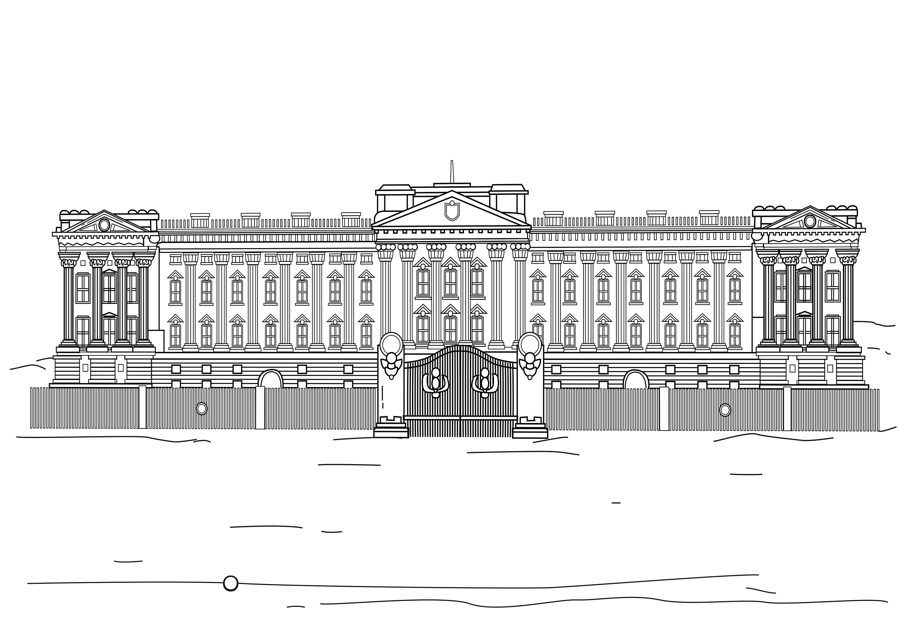 Great Britain Colouring Book Printable Coloring Page Adult Instant ...