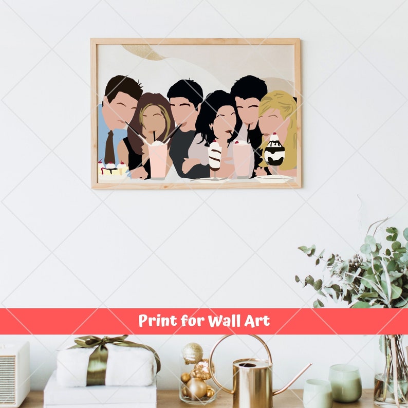 Friends TV Show Printable Art – SVG PNG Clipart (instant Download) - Etsy