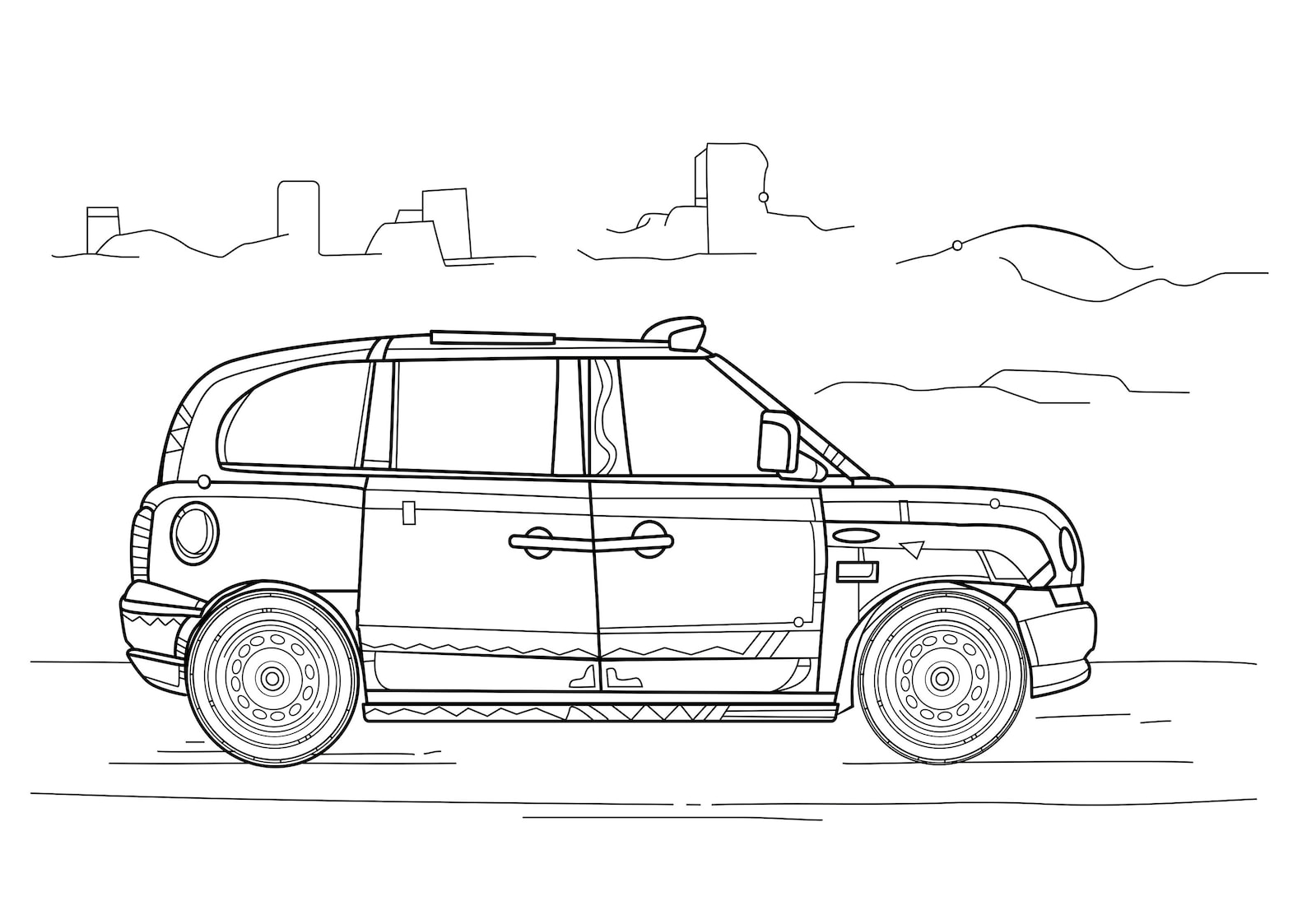 Great Britain Colouring Book Printable Coloring Page Adult Instant ...