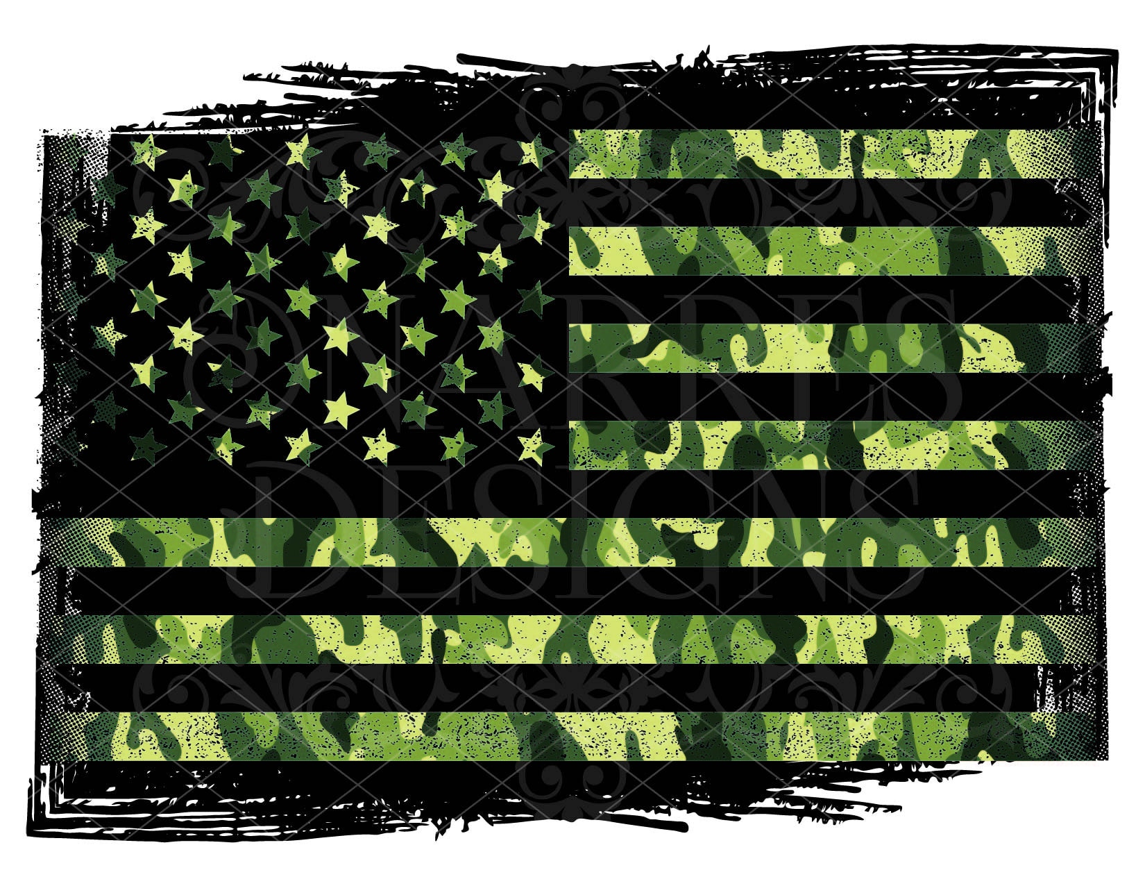 Army Flag Graphic 300 DPI JPG and PNG Perfect for - Etsy