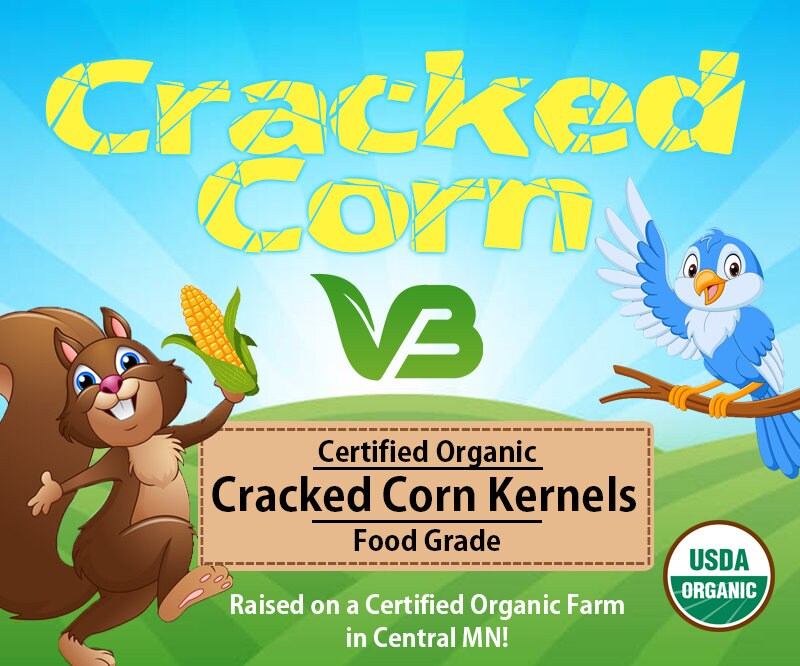 Certified Organic Cracked Corn: Food Grade - Etsy
