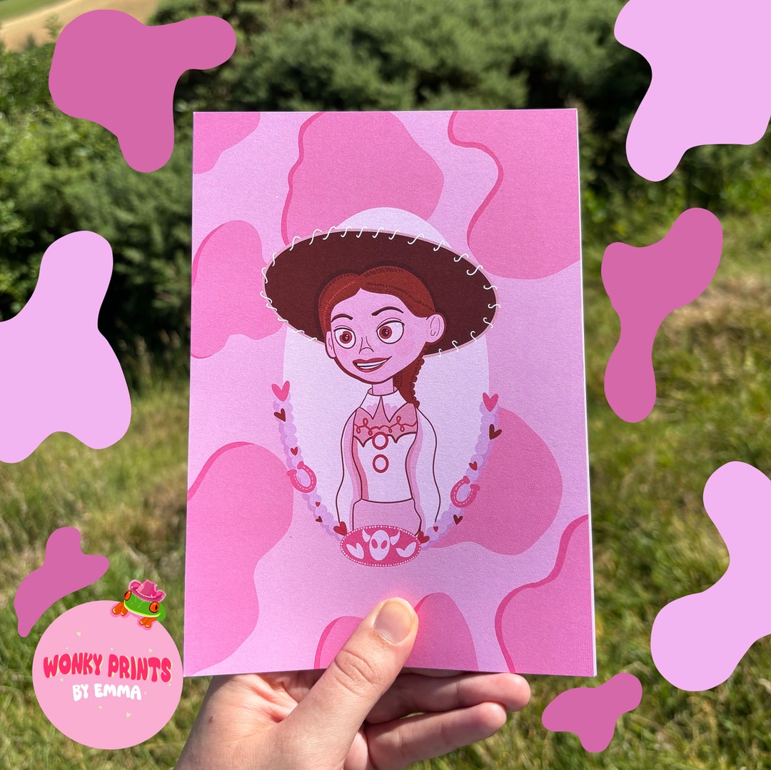 Jessie the Cowgirl From Disney toy Story Inspired A5 Print - Etsy