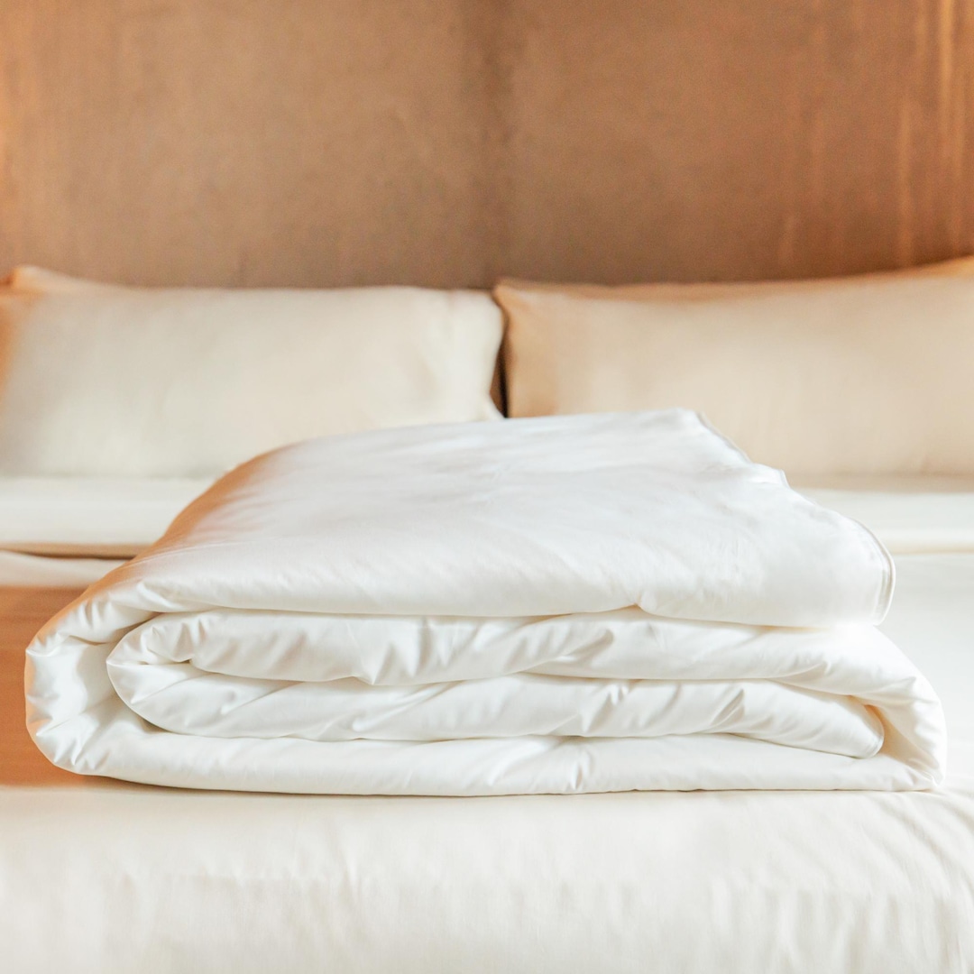 Mulberry Silk-filled Duvet Insert With Luxe Long-staple Cotton Shell - Etsy