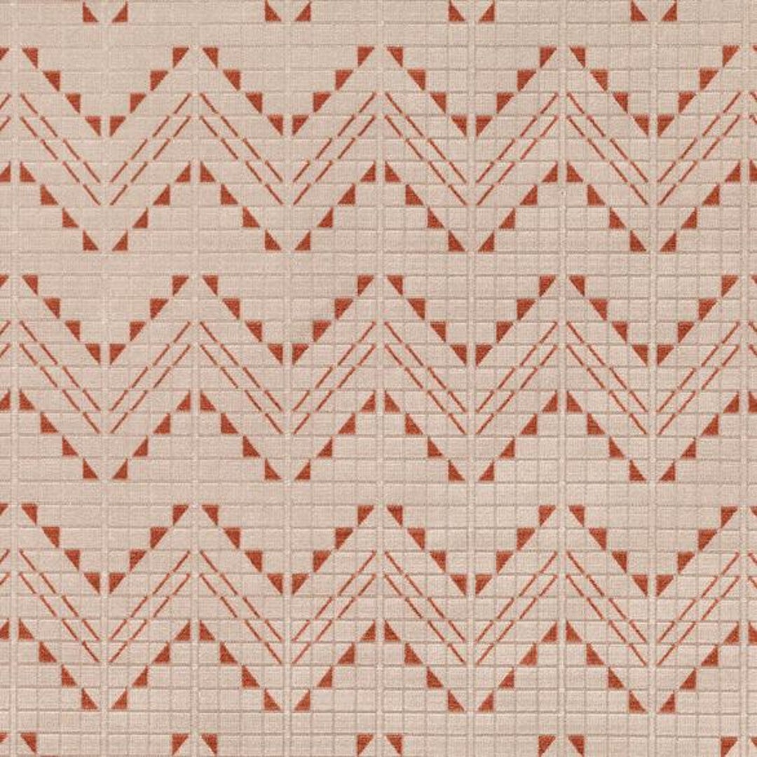 3.125 Yds *rare Find* ROMO Kirkby Designs Central K5221 Burnt Orange ...