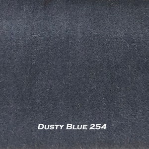Dutch Mohair Velvet Upholstery Fabric Dusty Blue 254. by the Yard ...