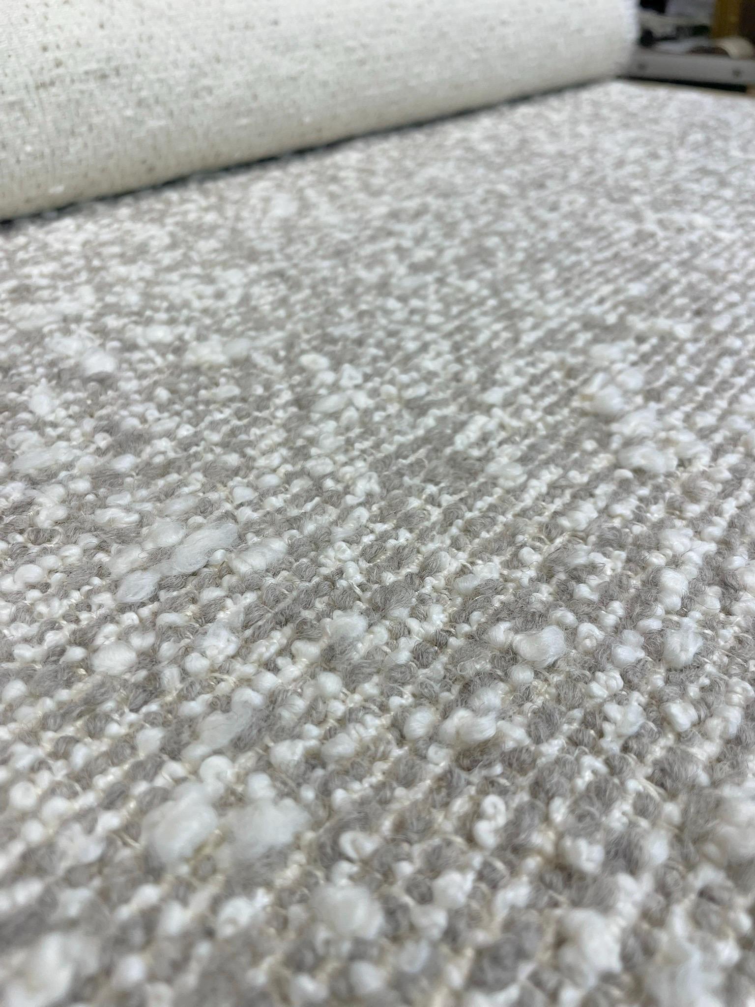 1.5 Yards Romo/kirkby Designs Foam FR Stone Bouclé Weave Upholstery ...