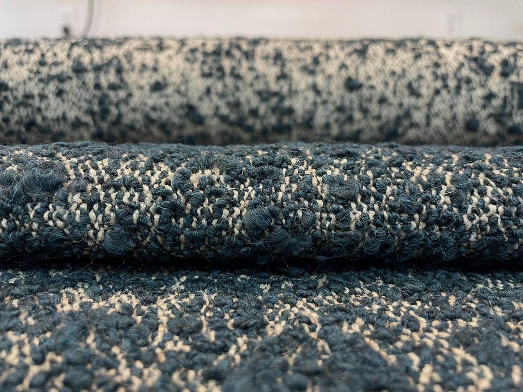 1.625 Yds Holly Hunt Los Cabos Deep Loden Green Wool Blend Upholstery ...