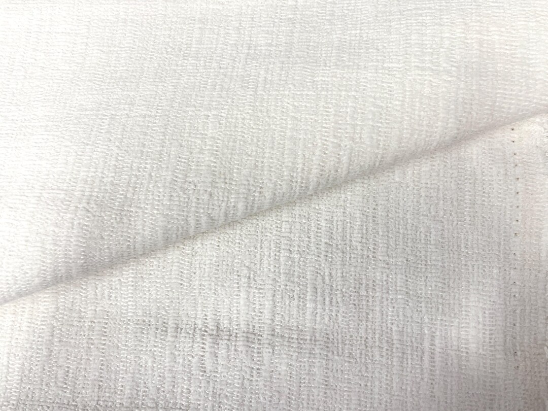 4.75 Yards Thibaut Dominic Snow White Modern Textured Upholstery Fabric ...