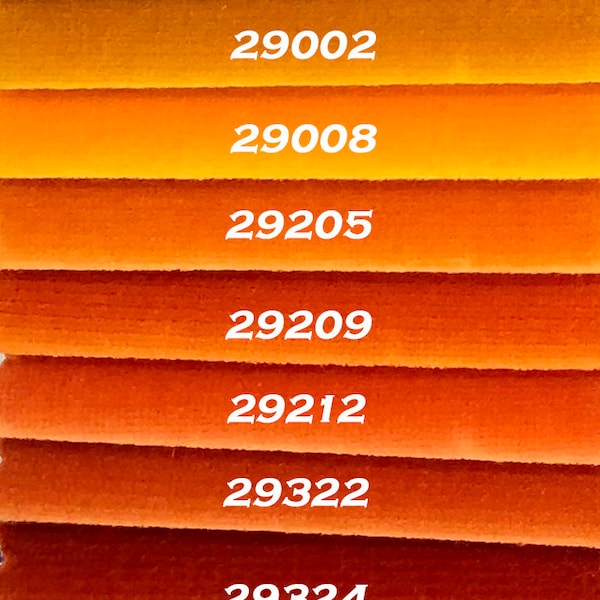 Orange Velvet - Etsy