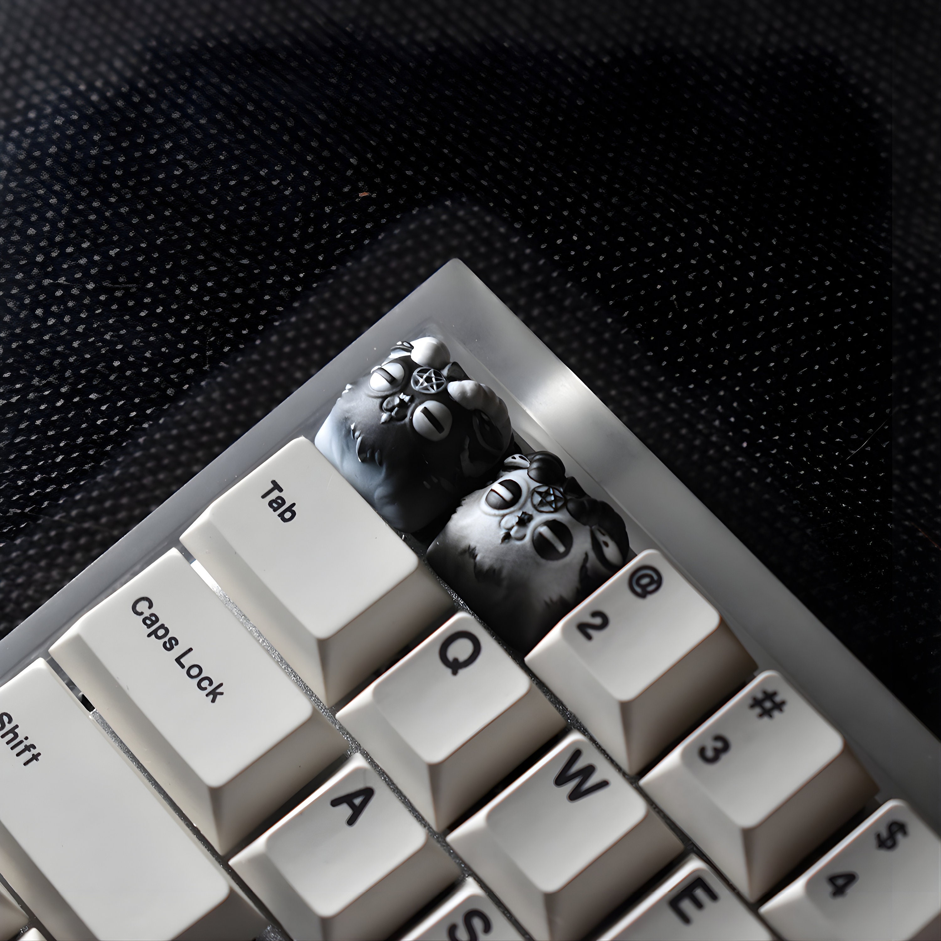 Satanic Cute Goat Resin Keycap for Mechanical Keyboards With - Etsy